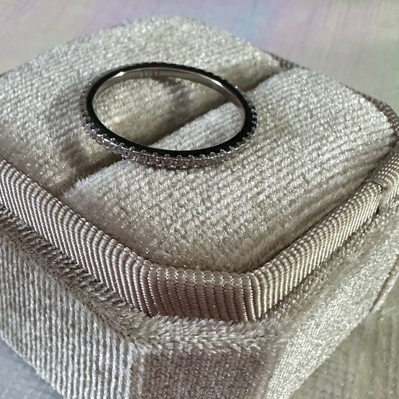 Jewelry | New Sterling Silver Dainty Crystal Band Ring | Poshmark